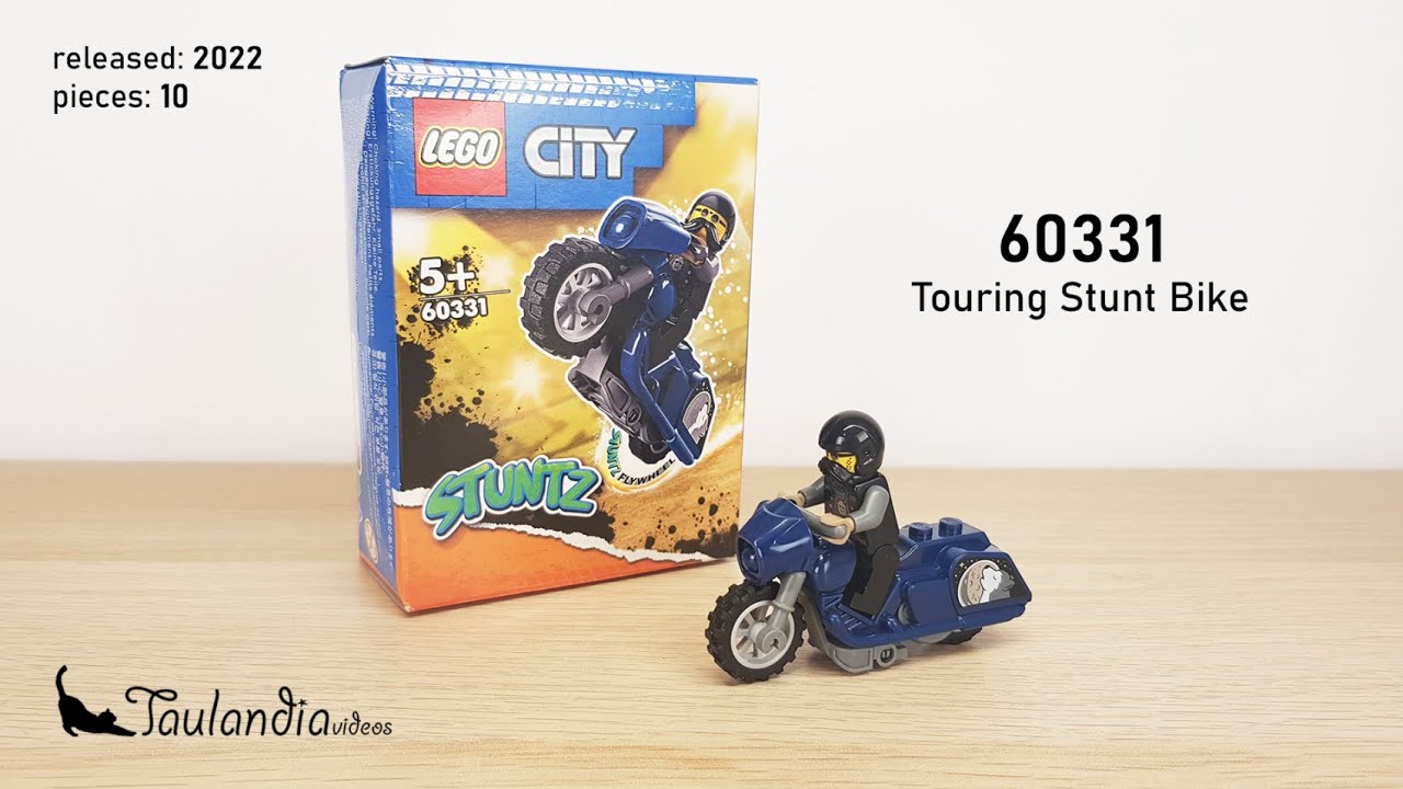 LEGO City 60331: Touring Stunt Bike (2022) - Unboxing and speed ...