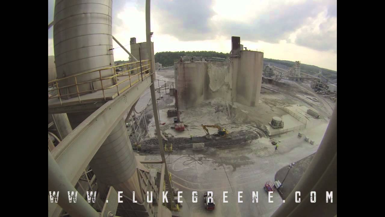 E. Luke Greene Company Inc. - Silo Demolition - YouTube