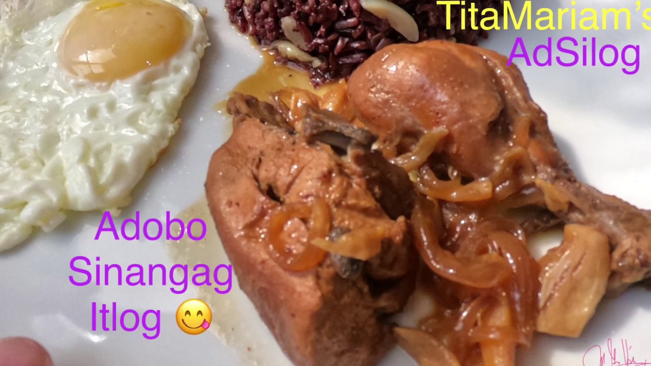 AdSilog | Adobo Sinangag at Itlog || TitaMariam’s additional versions ...