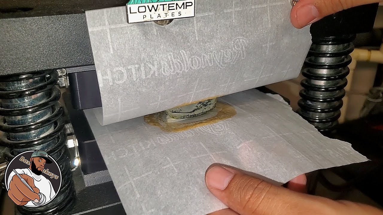 Making Flower Rosin From My Own Grow | LowTemp Plates - YouTube