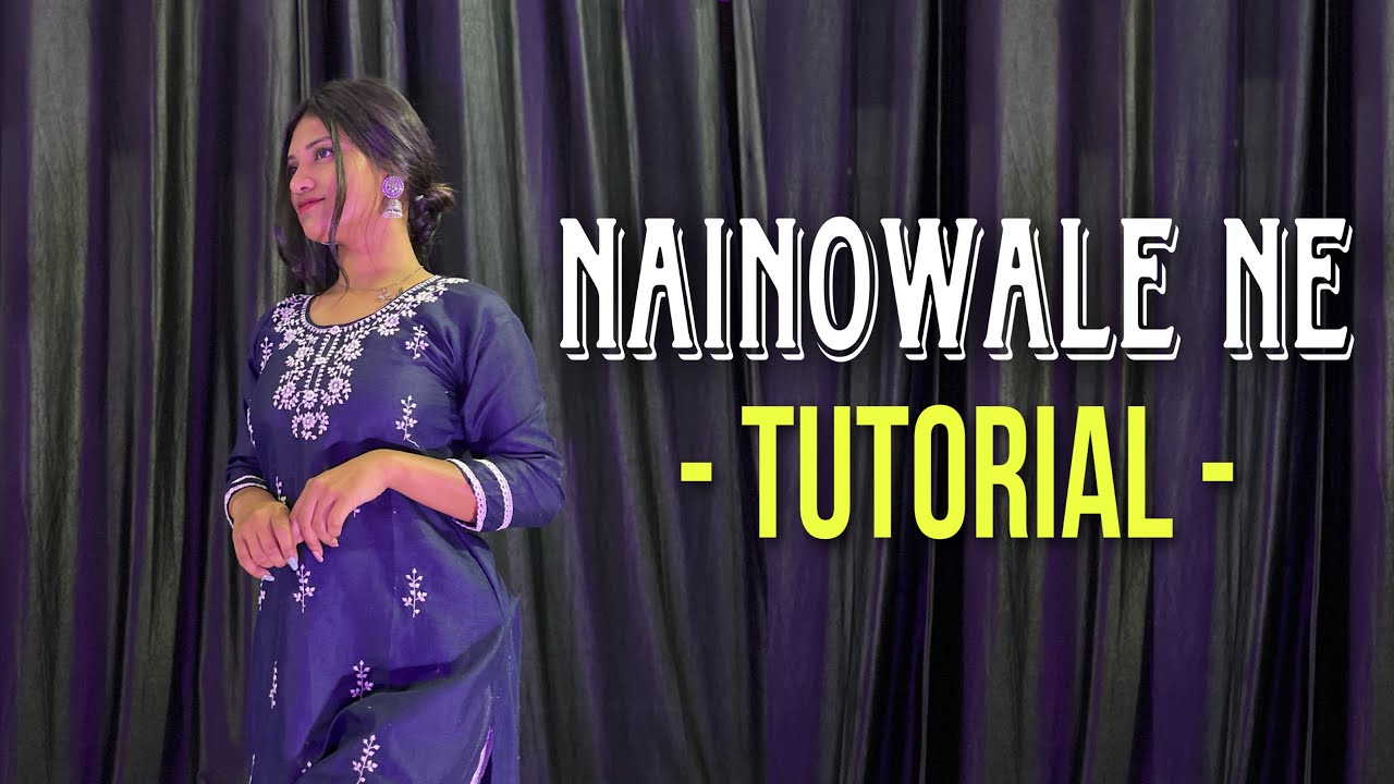 Tutorial on : Nainowale Ne | Shorts Dance | Chahat Vaish #learndance - YouTube