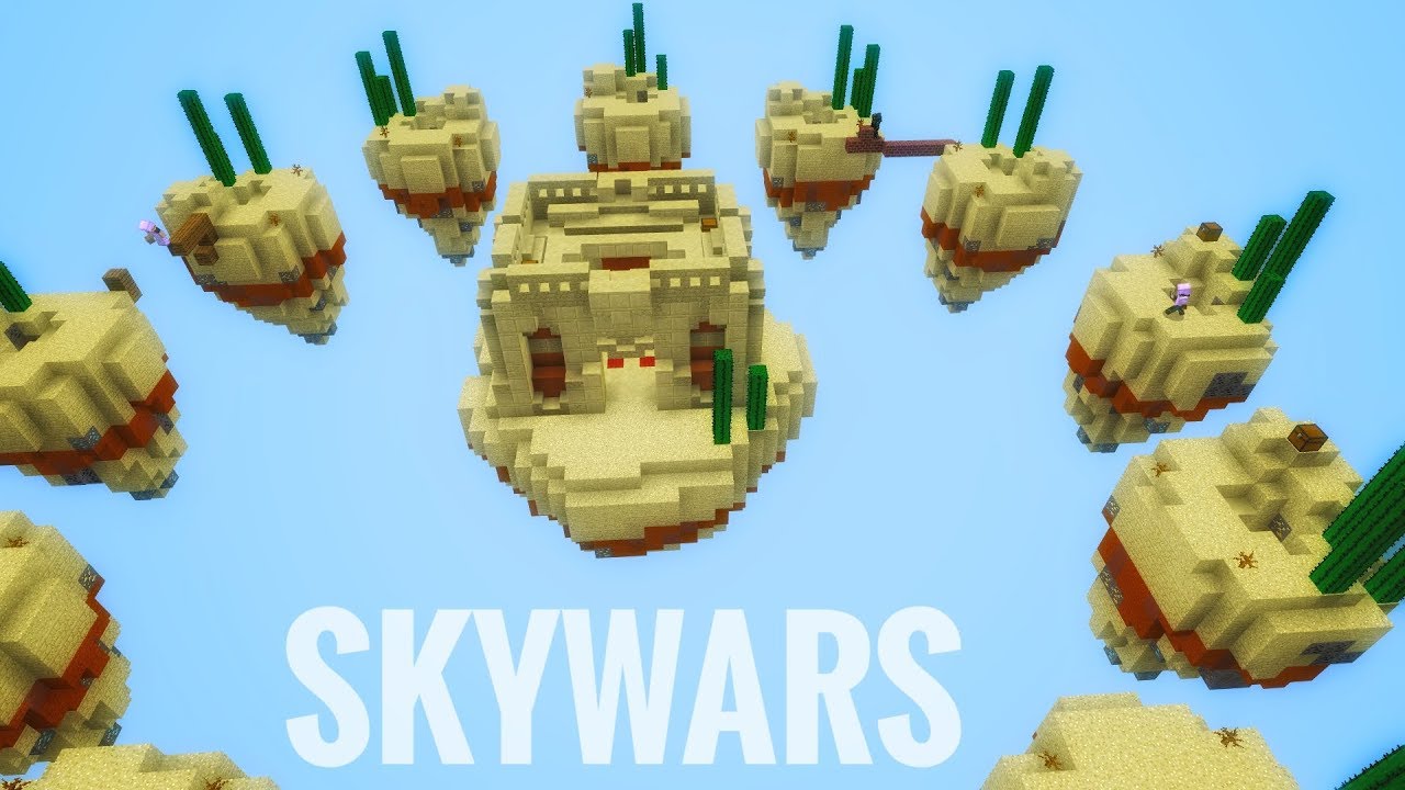 SkyWars on CubeCraft Games [Minecraft Bedrock] - YouTube