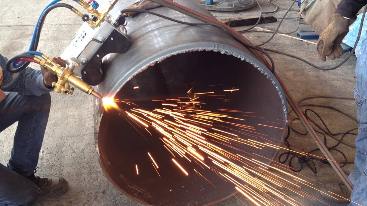 Biselado de tubo - YouTube