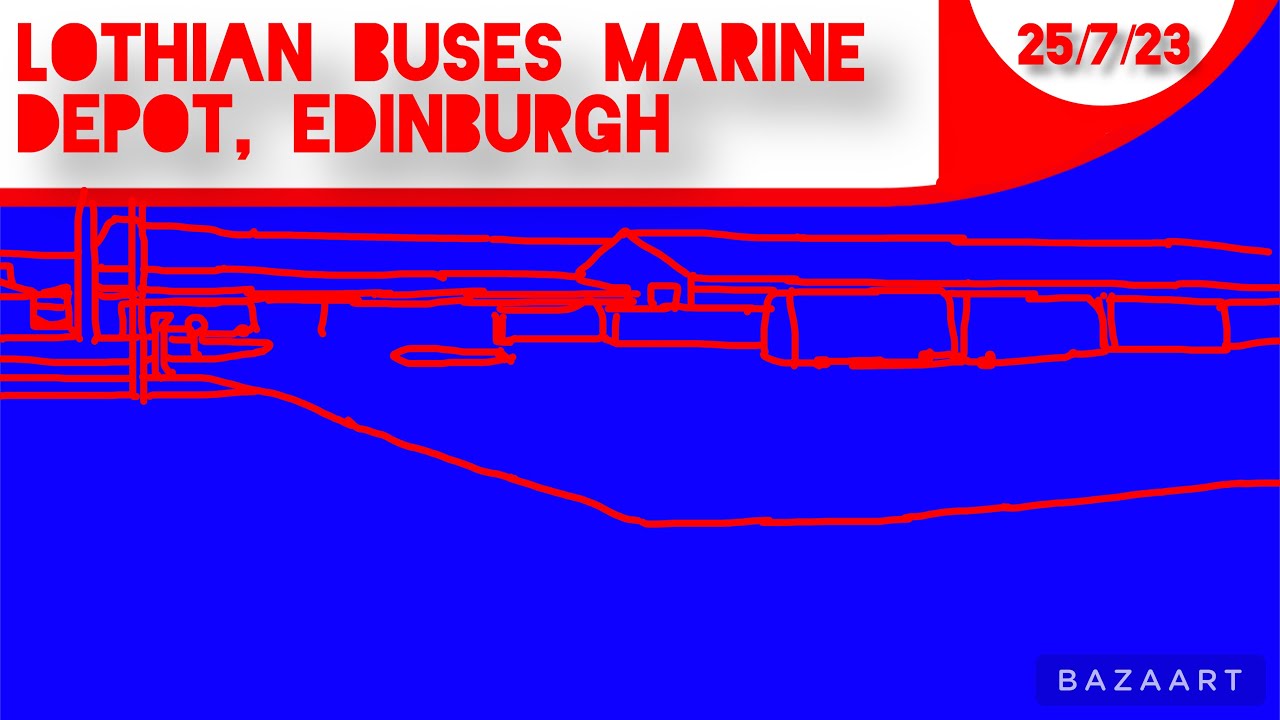 Lothian Buses Marine Bus Depot, Edinburgh - Depot Tour 25/7/23 - YouTube