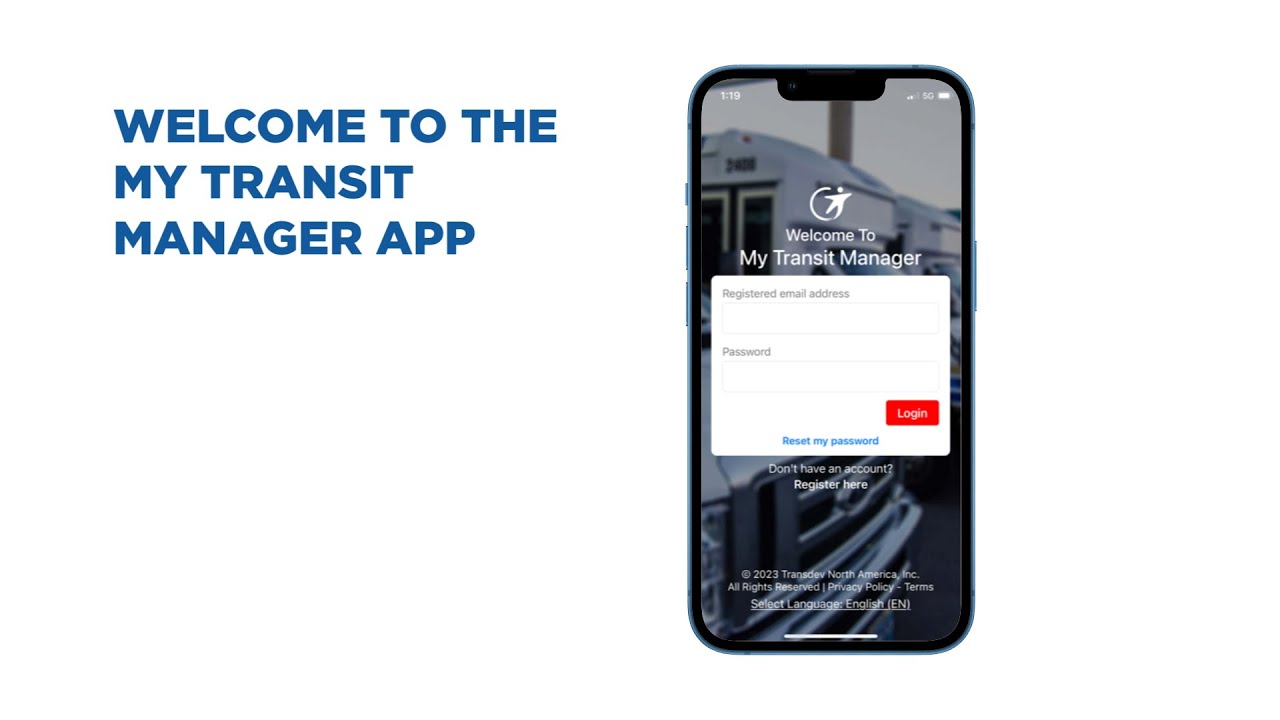 My Transit Manager App - YouTube