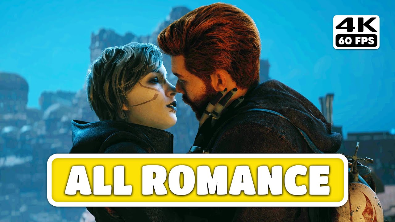 STAR WARS JEDI: SURVIVOR - All Romance Scenes - YouTube