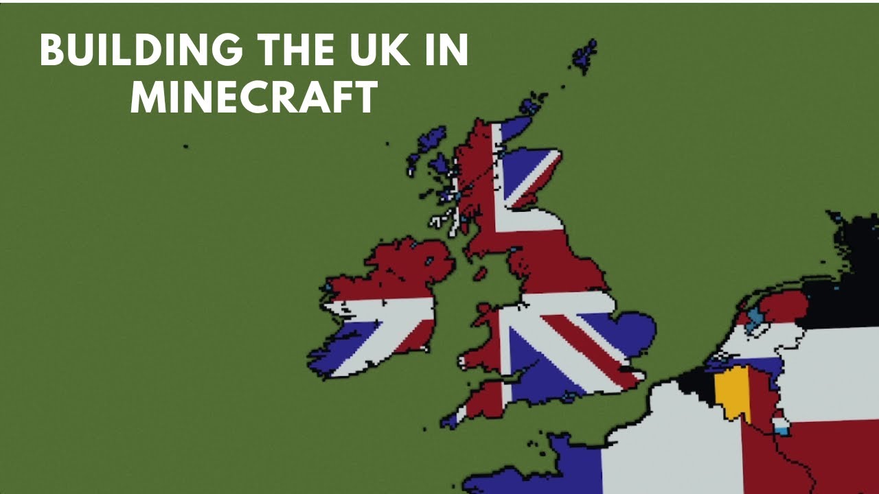 Building The UK 1914 Big Scale In Minecraft - YouTube