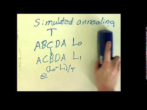 Using simulated annealing and genetic algorithm on TSP - YouTube