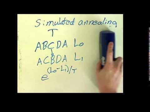 Using simulated annealing and genetic algorithm on TSP - YouTube