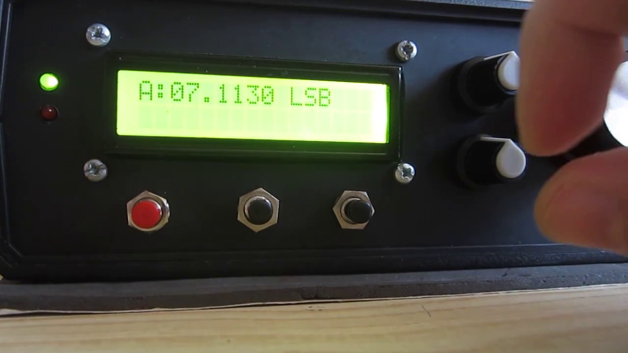 BITX40 with AGC, RF gain, SPLIT/RIT - YouTube