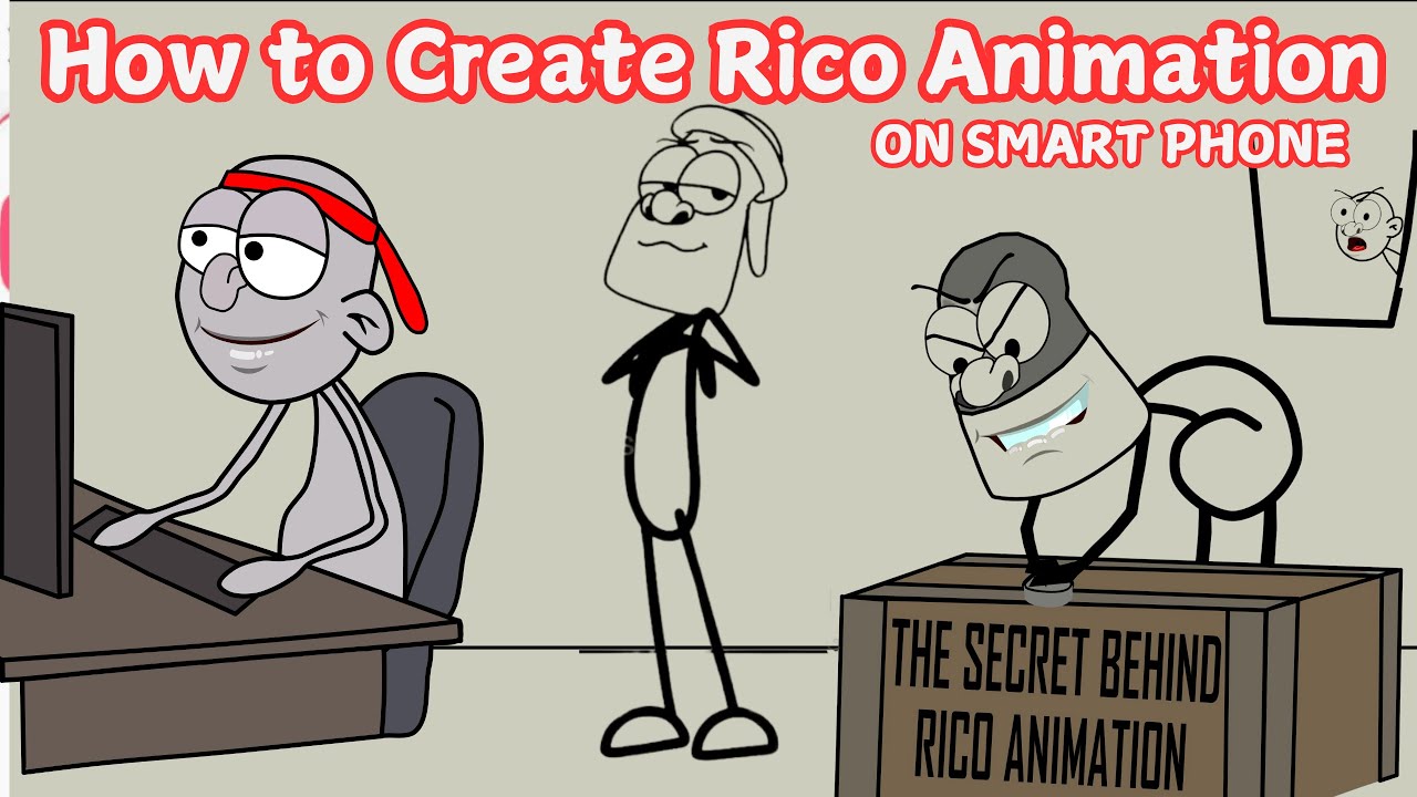 How to make Rico animations on Flipaclip with a smart phone - YouTube