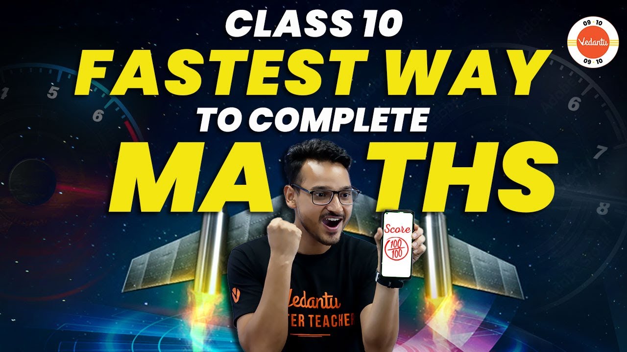 How to Cover Maths Syllabus Fast | Fastest Way to Complete Class 10 ...
