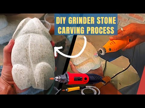 Diy Stump Grinder for Stone Carving - How to polish - BANGLADESHI ...