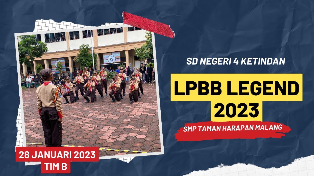 TIM B LPBB LEGEND 2023 SMP TAMAN HARAPAN MALANG - YouTube