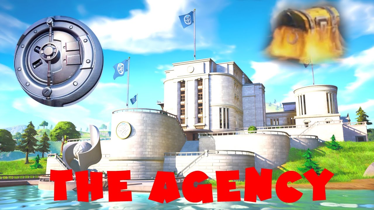 (Chapter 2) ALL The Agency Chests - Vault - Mythic Drum Gun - Season 2 ...