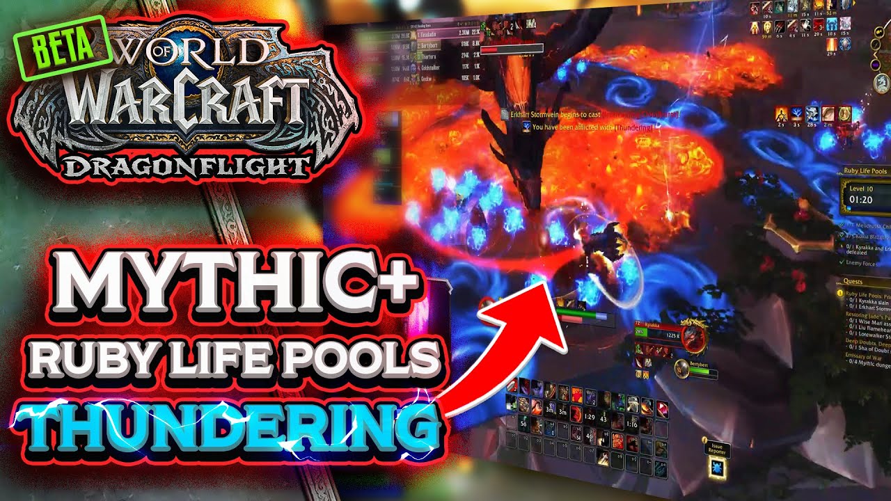 NEW Seasonal Affix THUNDERING - Mythic Plus Season 1 Dragonflight - YouTube