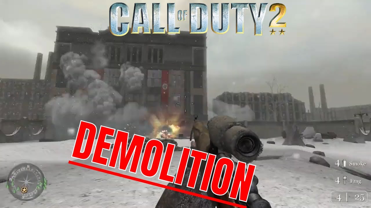 Call of Duty 2 Gameplay PC: Mission 2 - Demolition - YouTube