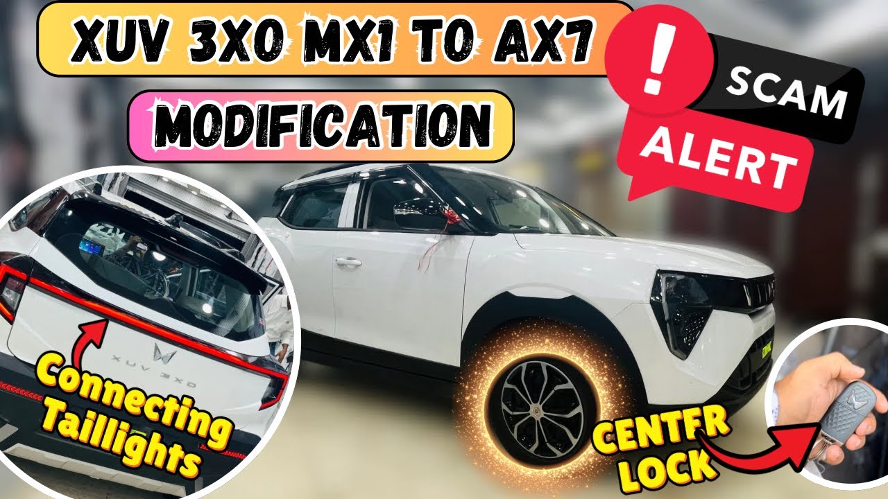 Mahindra Xuv 3xo Mx1 Modified | Xuv 3xo Mx1 Modification | Remote Key ...