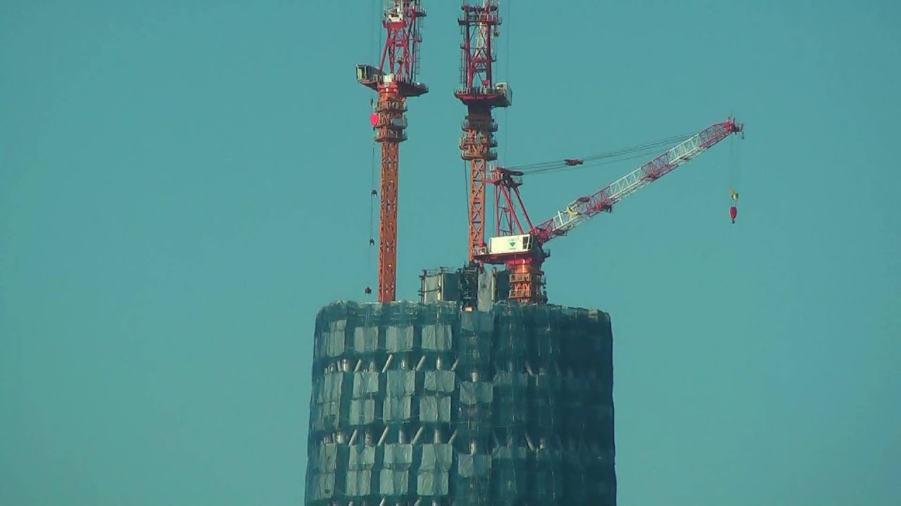 Tokyo Sky Tree Tower Construction - YouTube