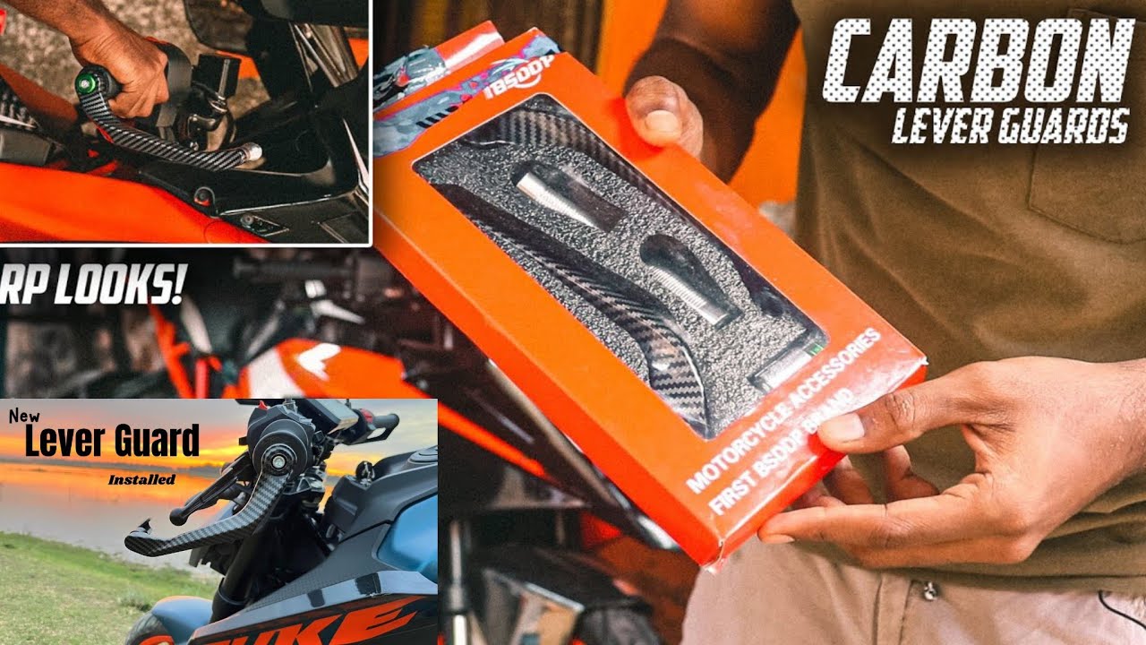 Best Universal Lever guard installation on KTM Duke 390 and 250🏍 | bike ...