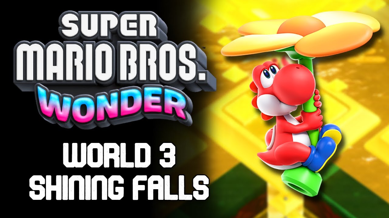 World 3 Shining Falls - Super Mario Bros. Wonder OST (higher_pitch ...