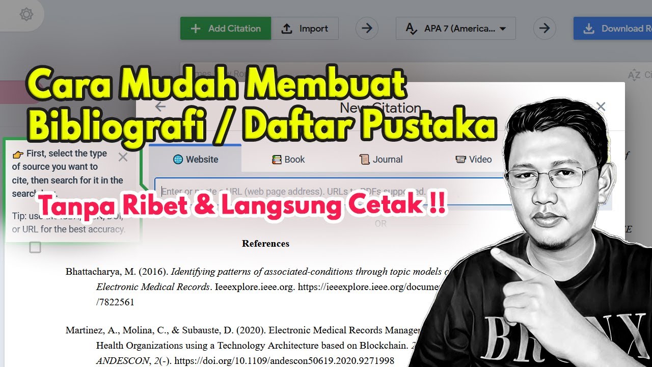 MYBIB | Cara Mudah Membuat DAFTAR PUSTAKA / BIBLIOGRAFI Tanpa Ribet ‼️‼️ - YouTube