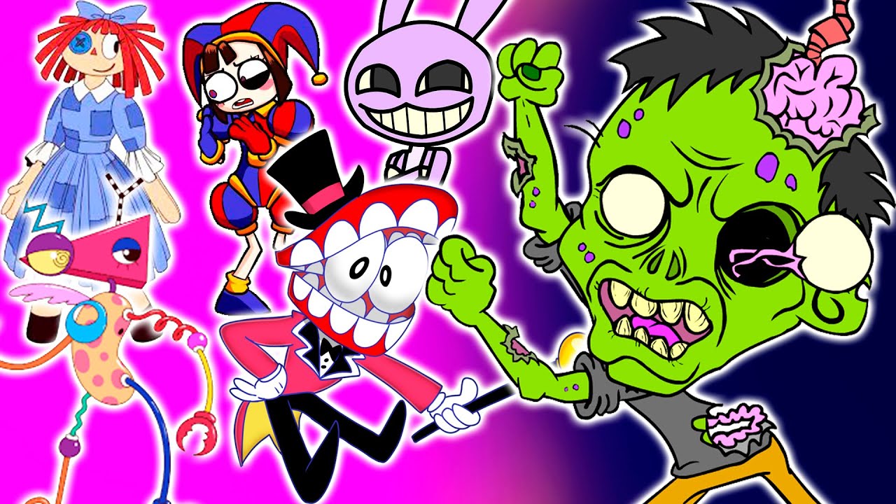 AMAZING DIGITAL CIRCUS Turns into Zombies - YouTube