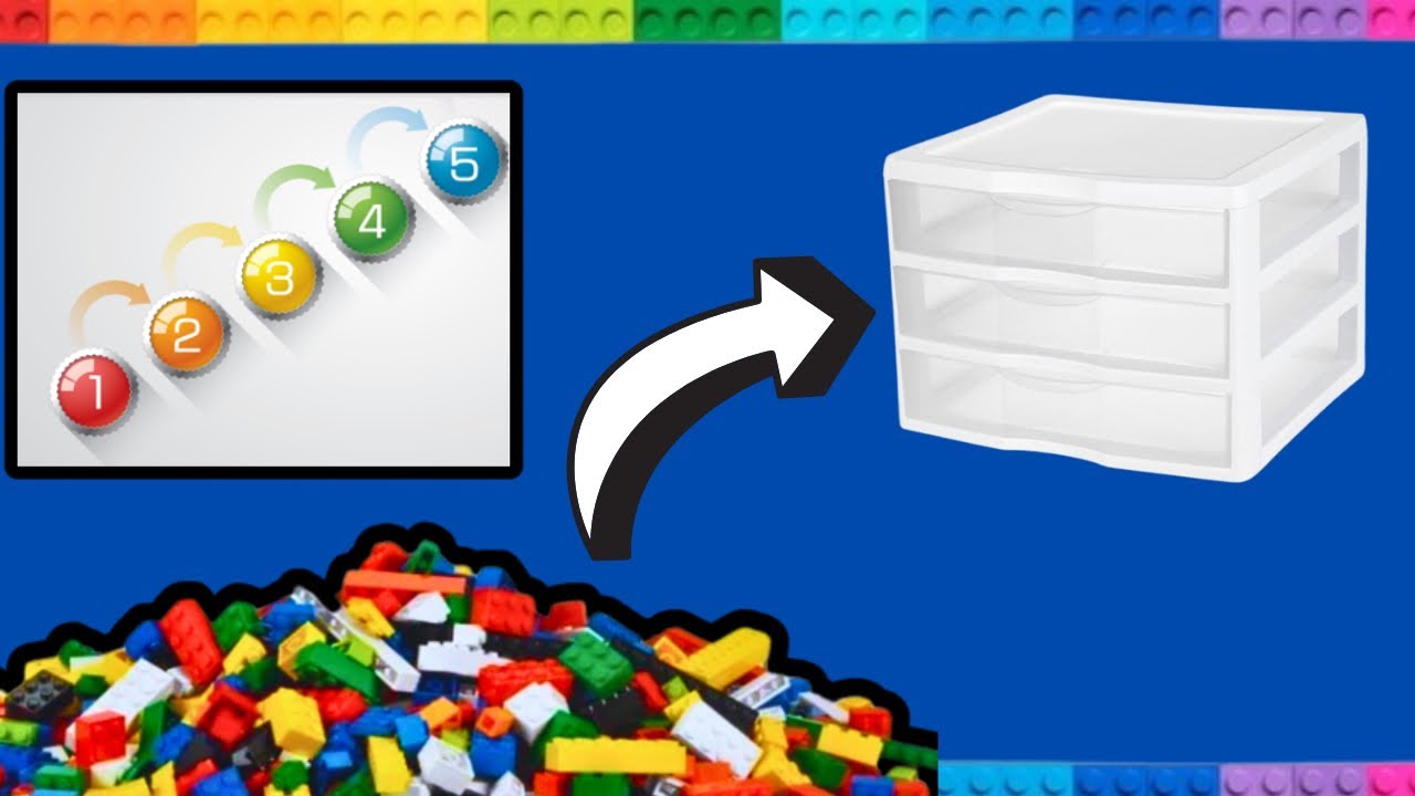 New Strategy To Organize Lego More Efficiently - YouTube