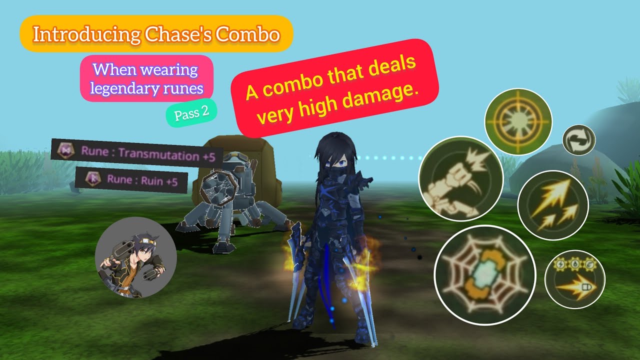 Introducing Chase's Legendary Rune Combo Pass2: a combo that deals very high damage | Epic ...