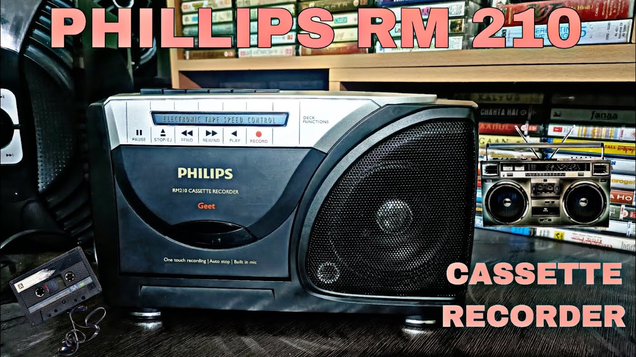 Phillips RM 210 Cassette Recorder Unboxing - YouTube
