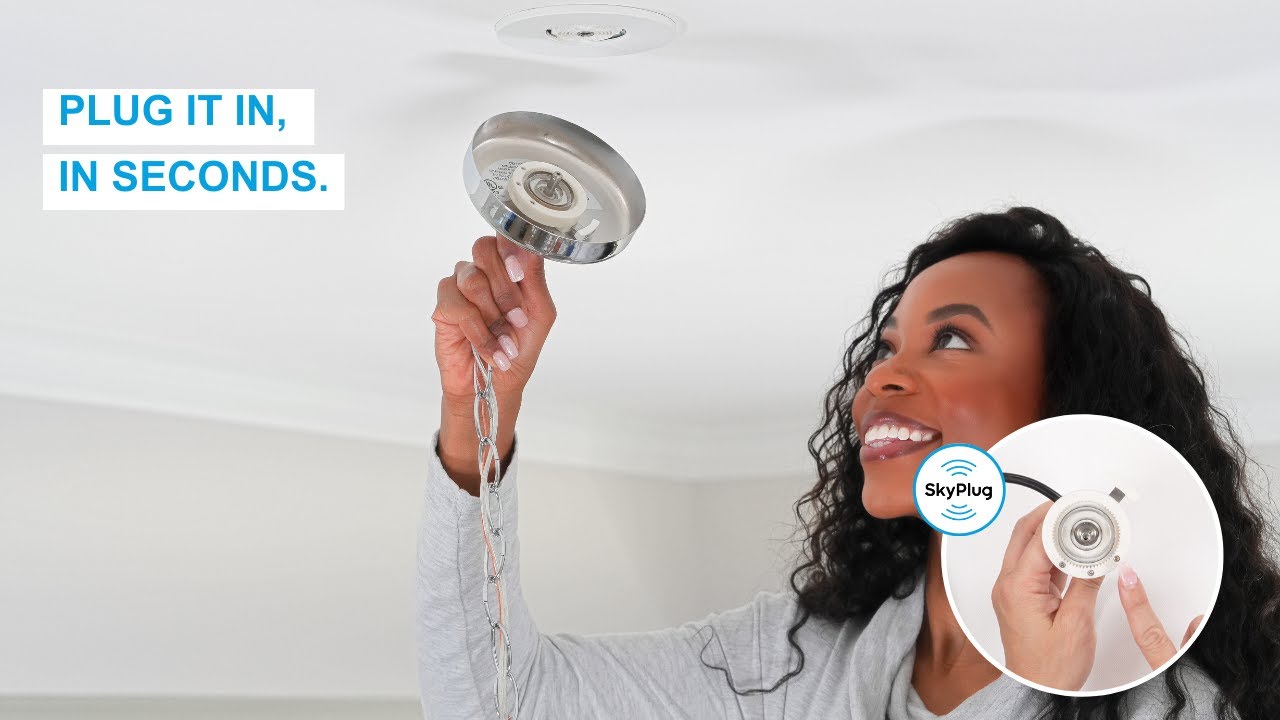 Install SkyPlug In Seconds | Plug & Play Lighting - YouTube