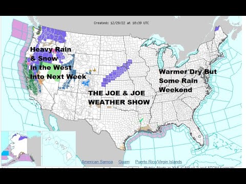 Joe & Joe Weather Show LIVE 7:35PM Storms Continue to Pound the West ...