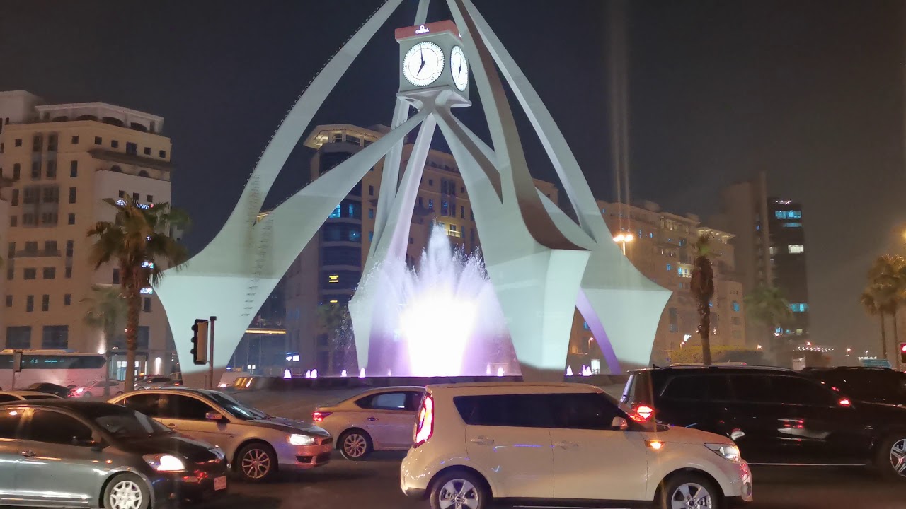 CLOCK TOWER DEIRA DUBAI AT NIGHT IN 4K - YouTube