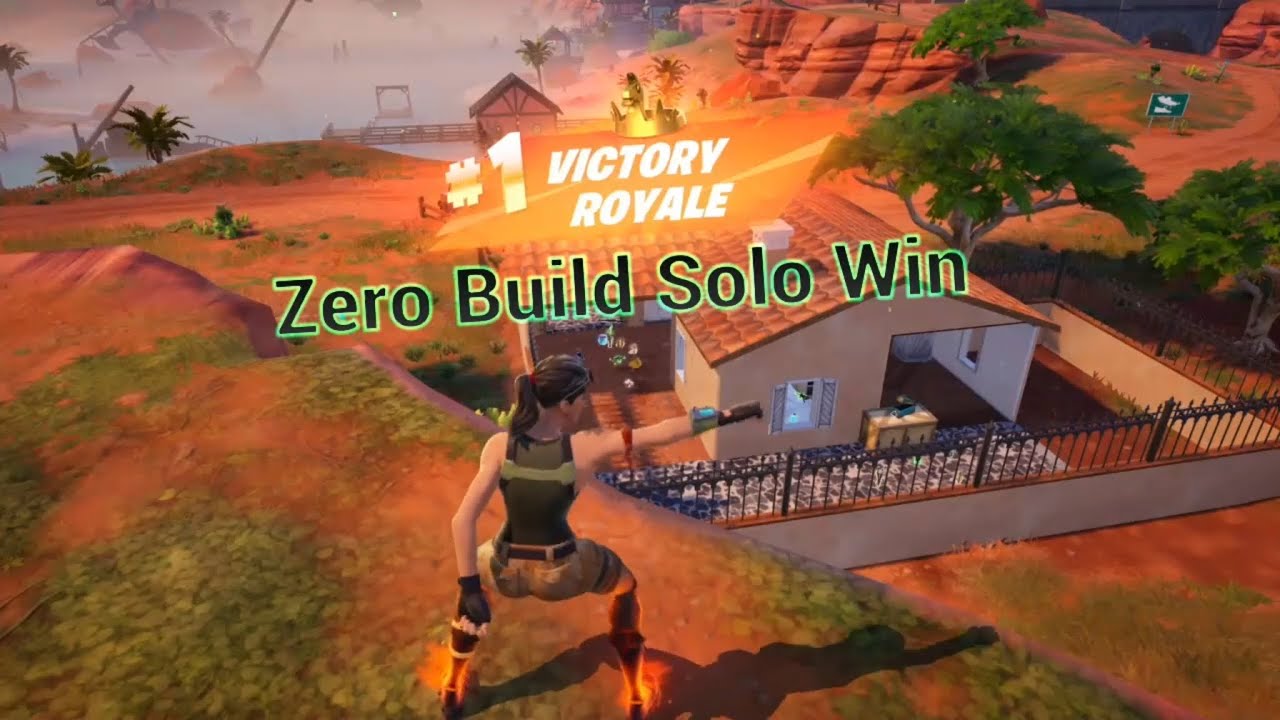 High Elimination Solo Zero Build Win! - YouTube