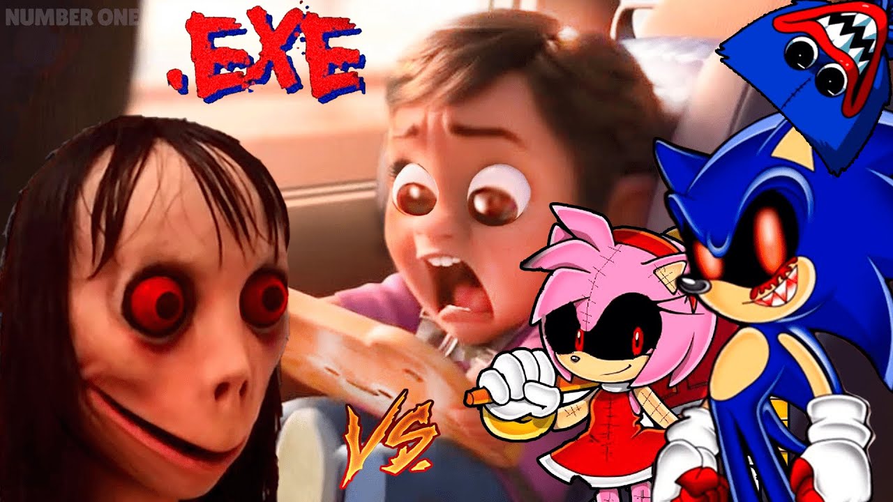 Sonic.EXE & Momo EXE & Huggy Wuggy & Amy.EXE - Coffin Dance Song Cover ...