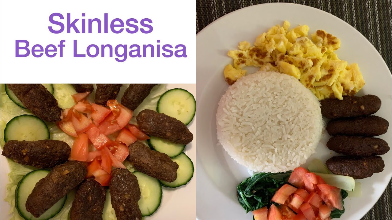 My homemade Beef Longanisa - YouTube