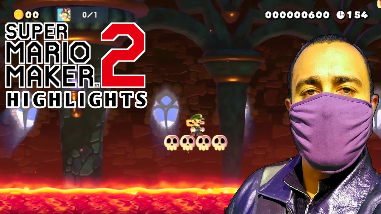 Playing More Hard Levels!! Super Mario Maker 2 Highlights - YouTube