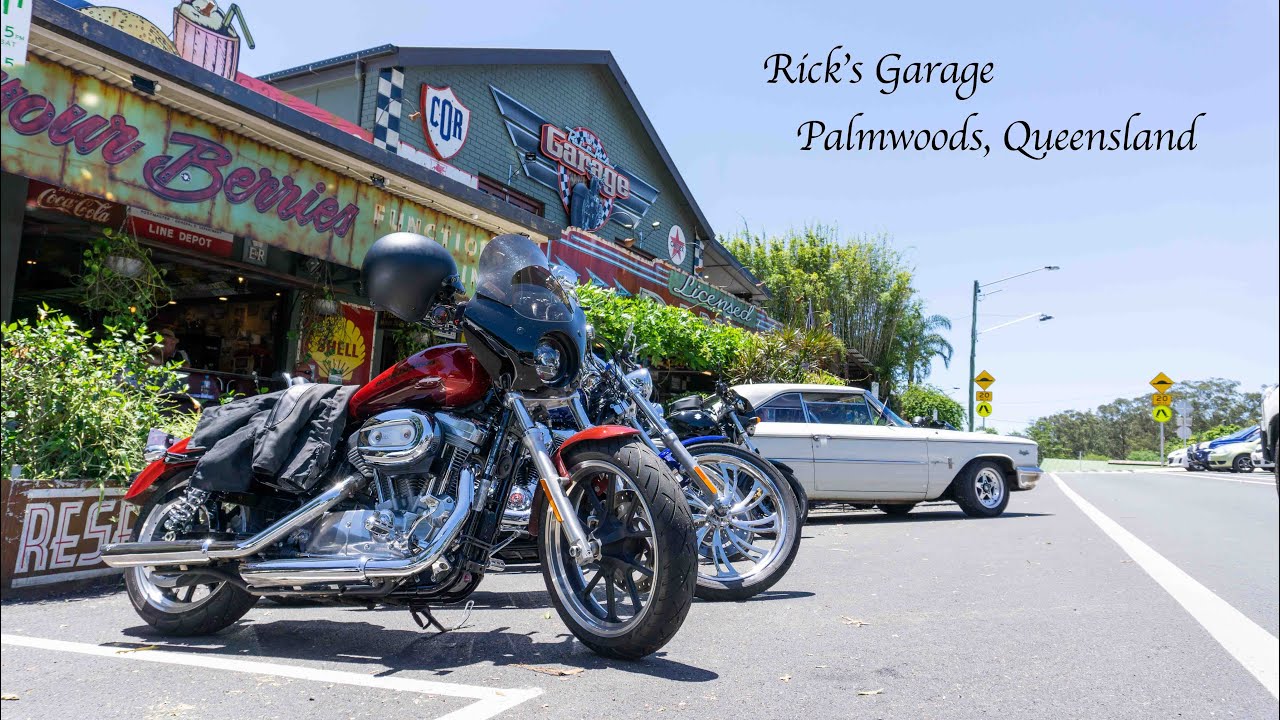 Ricks Biker Garage, Palmwoods, Queensland, Oz - YouTube