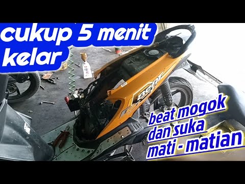 Honda beat karburator gampang mogok - YouTube