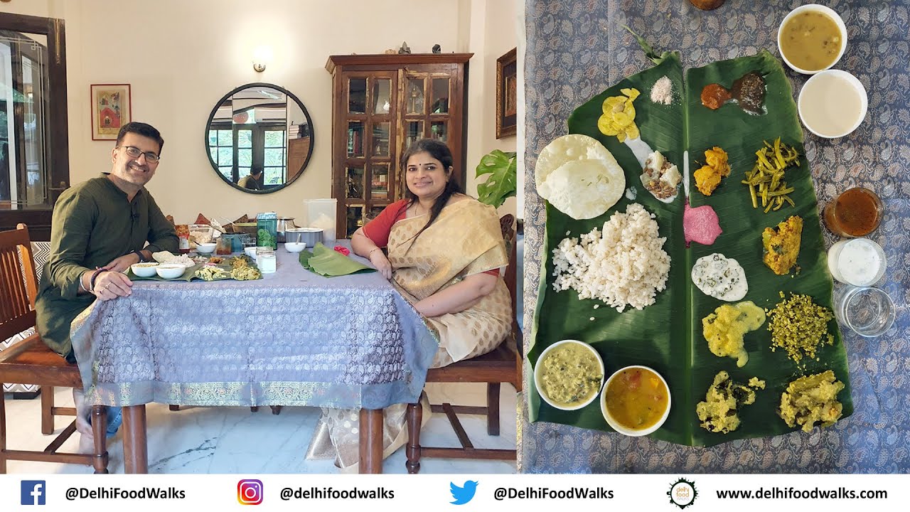 World famous ONAM SADHYA -- 25 + Items in One Banana Leaf I KERALA ...