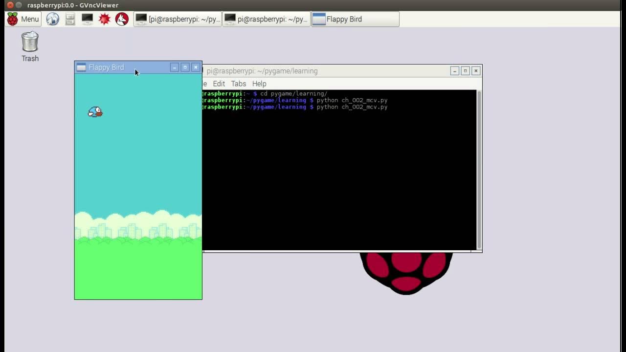 Raspberry Pi B2 and Pygame - YouTube