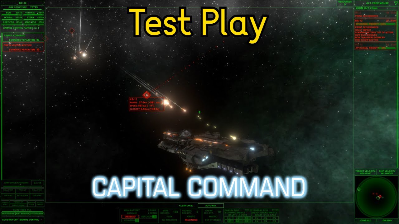 CAPITAL COMMAND| Capital Ship Battles - YouTube