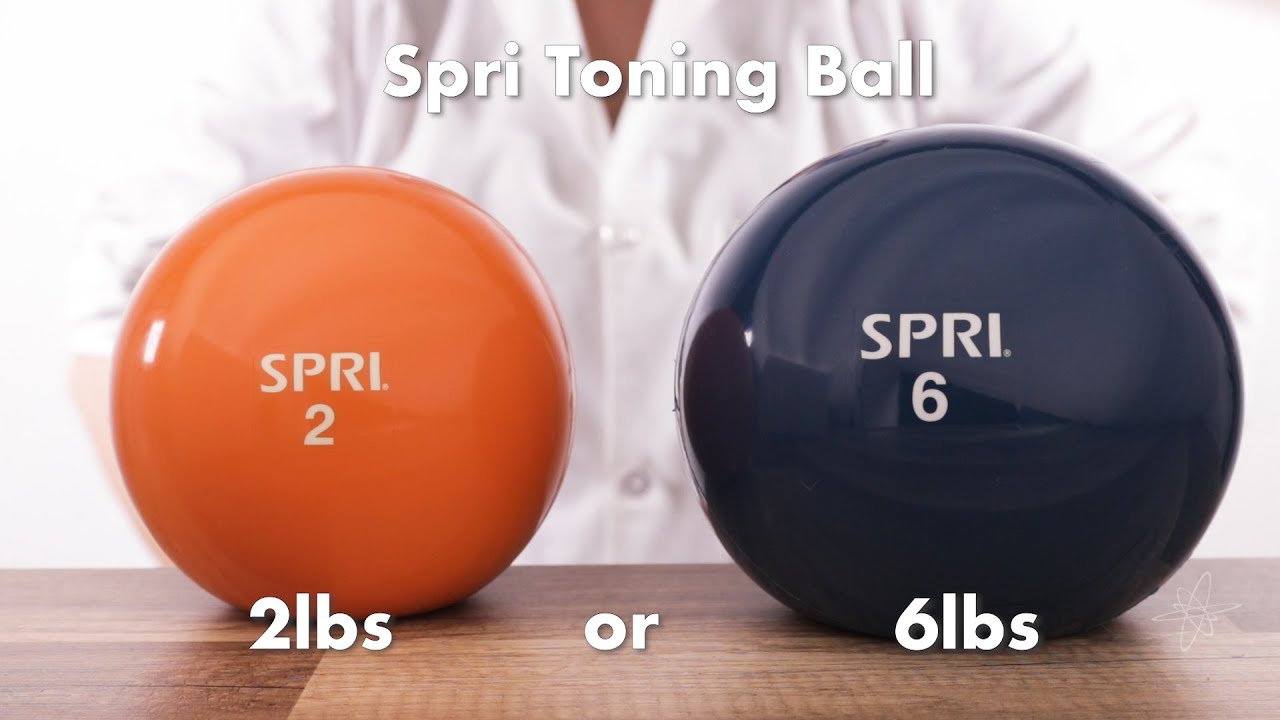 SPRI Soft Toning Ball – Fitness & Strength From Arms To Core - YouTube