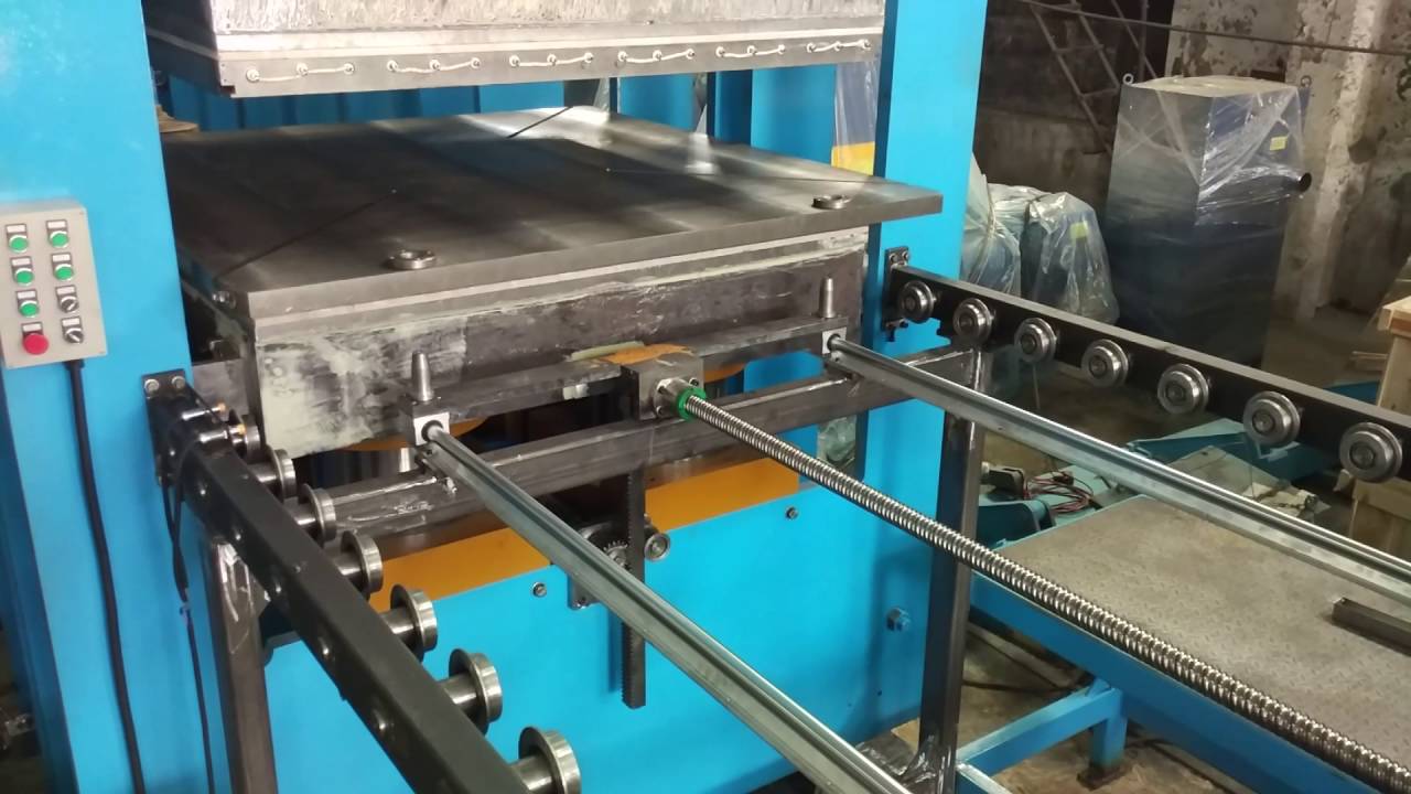 rubber matts making machine - YouTube