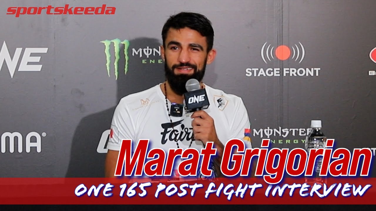 Marat Grigorian open to Muay Thai move | ONE 165 post fight interview ...