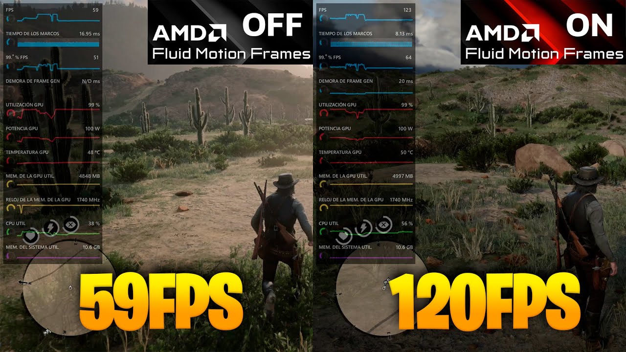 DUPLICA TUS FPS CON AMD FLUID MOTION FRAMES EN RX 6000 - YouTube
