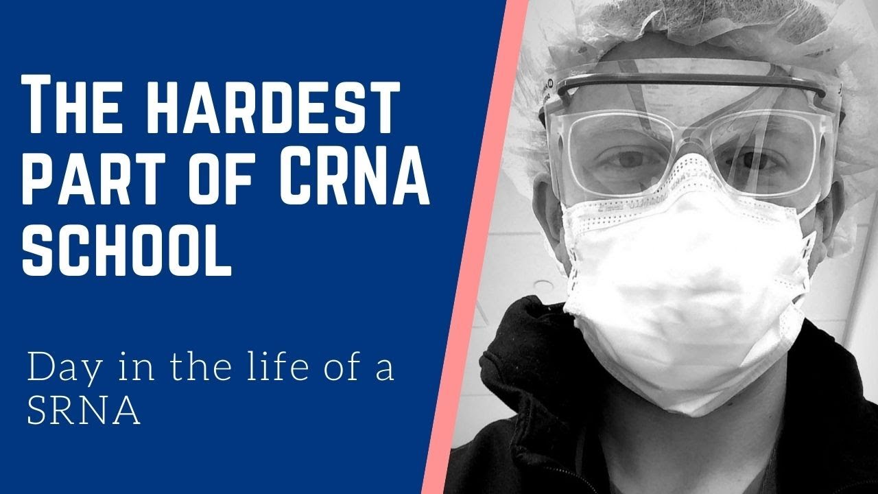 The hardest part about CRNA school | A day in the life of a SRNA - YouTube