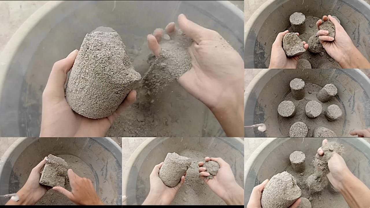 |ASMR| Super Soft dusty sand cement dry 🌪🌪crumbling |sleepaid ...
