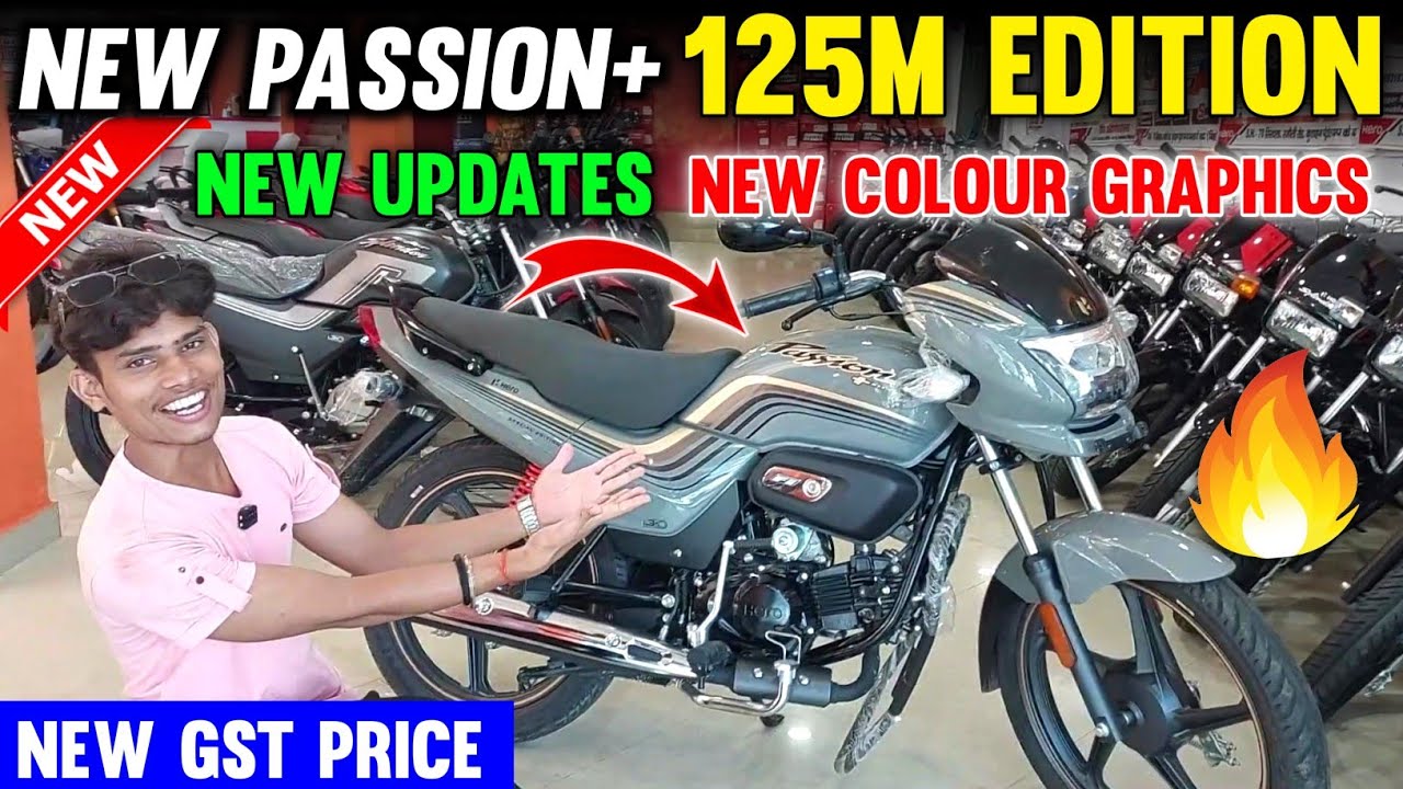 All New Hero Passion Plus 125M Edition 🔥 | 2026 Model Hero Passion ...
