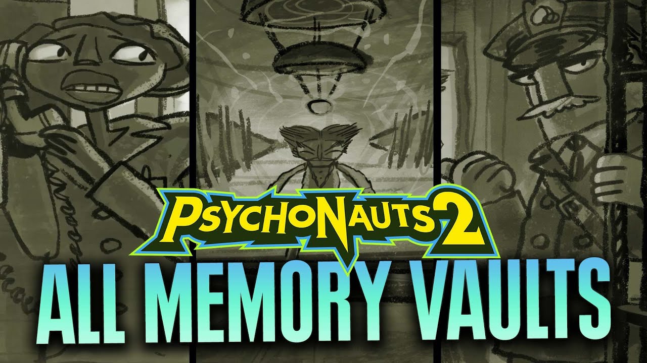 Psychonauts 2 - All Memory Vault Locations + All Character Lore - YouTube